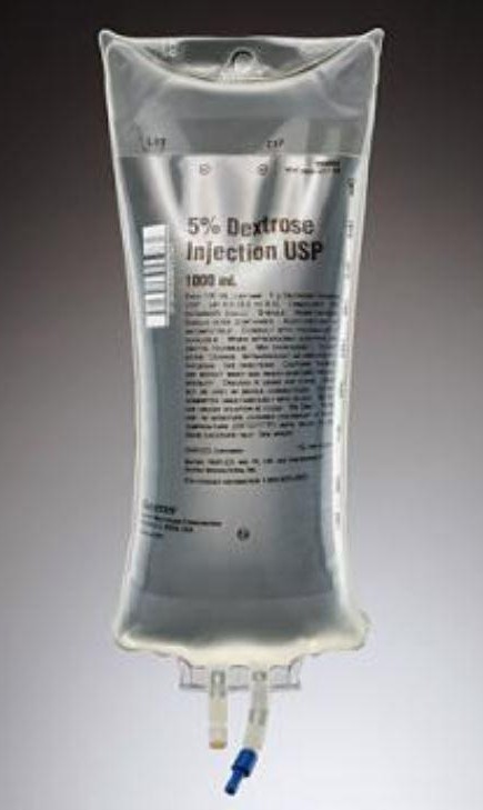 Baxter Dextrose/Water 5% IV Solution | 1000mL Viaflex™ Flexible Bag ...